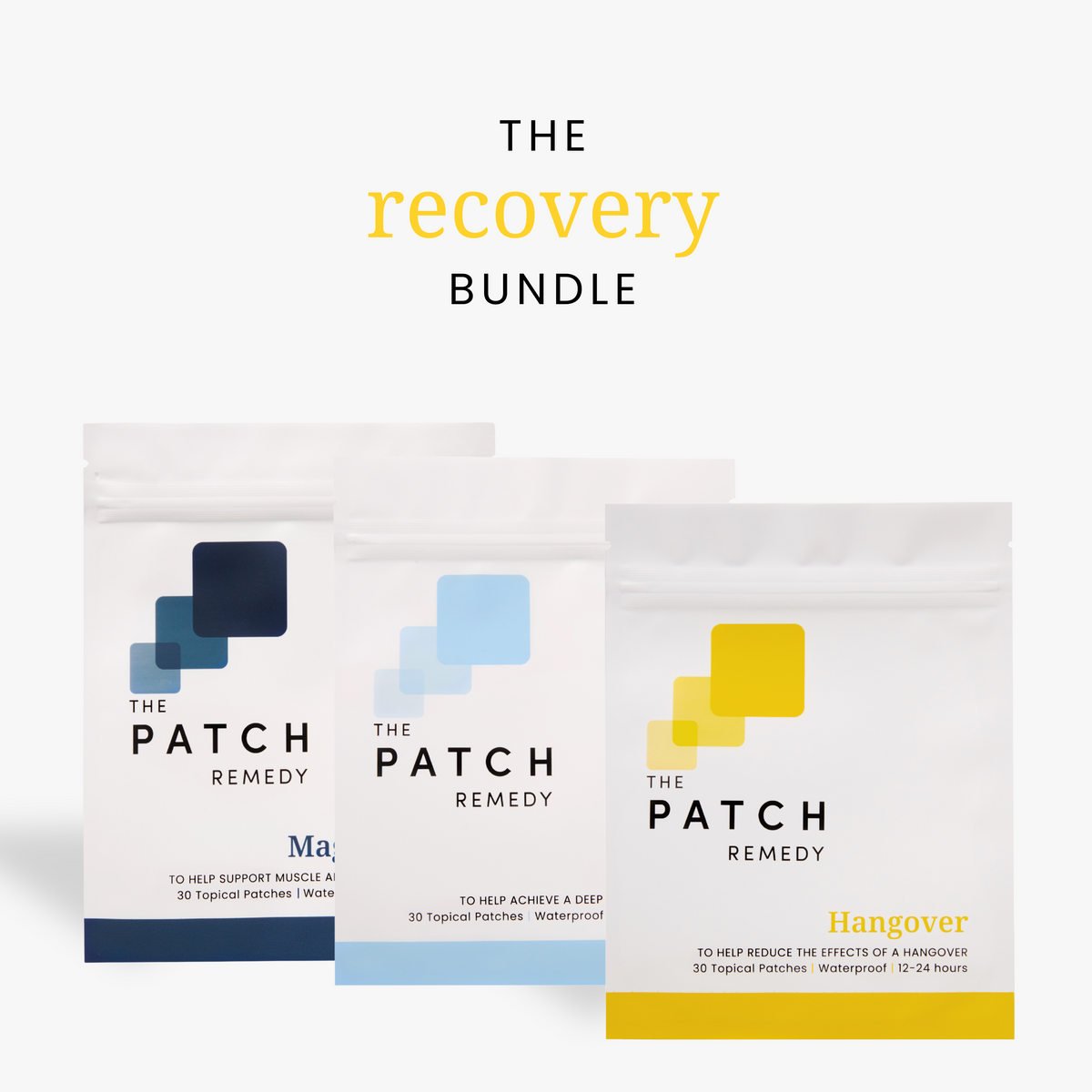 Recovery Bundle | The Patch Remedy | 90 Patches